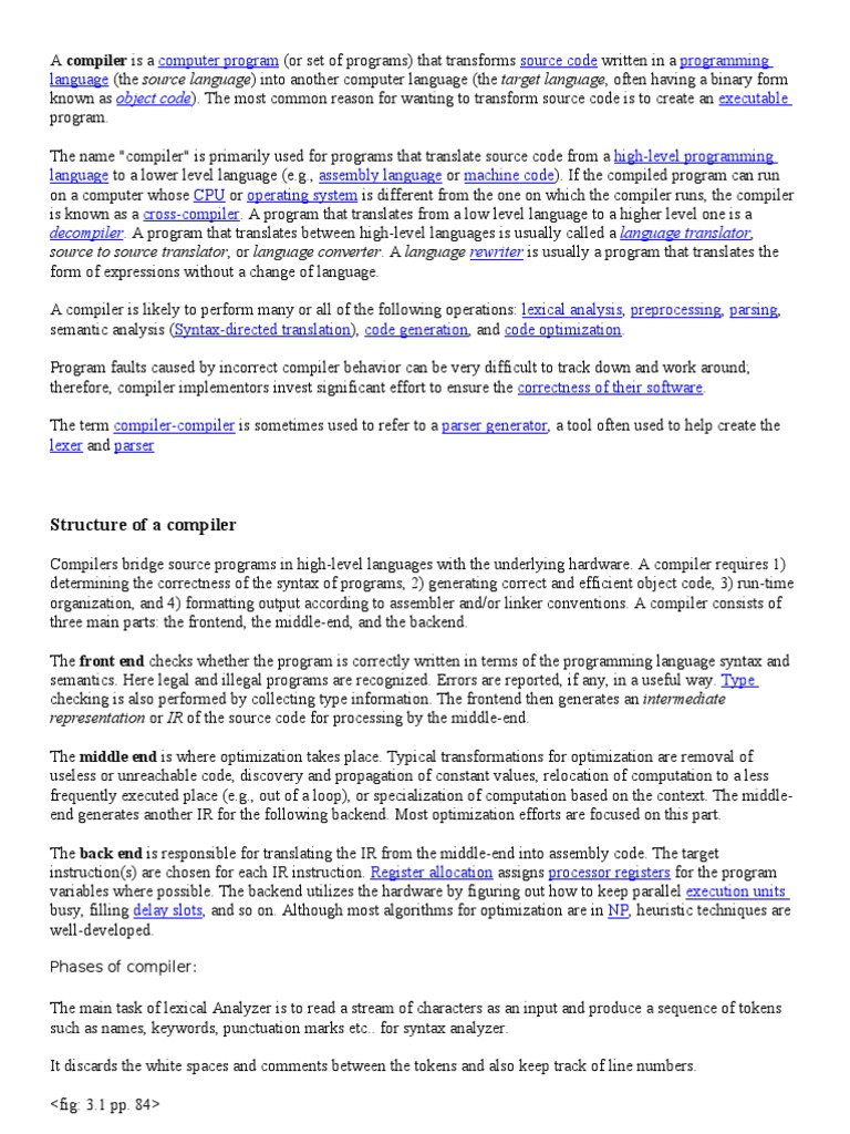 Lexical and Code Generation | PDF | Compiler | Formalism (Deductive)