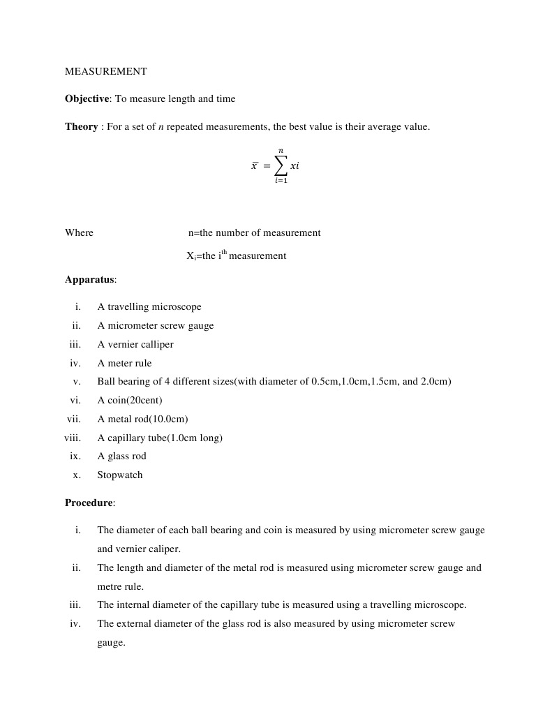 Physics Exp1 Pdf Observational Error Scientific Observation