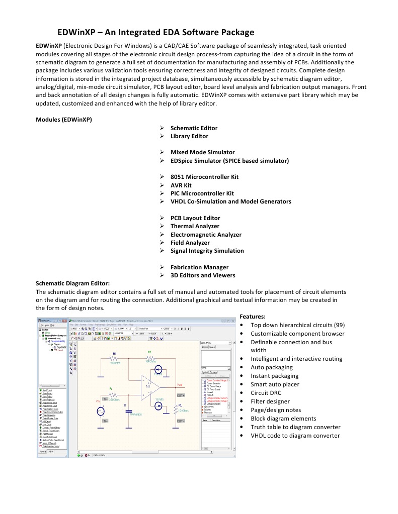 Edwinxp - An Integrated Eda Software Package | Download Free PDF | Vhdl ...