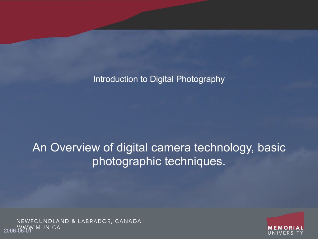An Introduction to Digital Photography: Exploring Camera Types ...