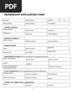 NASFUND Membership Application Form | PDF | Government Finances | Taxes