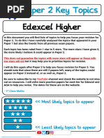 Edexcel GCSE Maths Paper 3 Topics | PDF | Trigonometric Functions ...