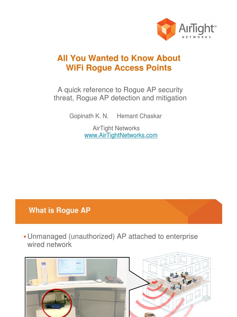 All You Wanted To Know About Wifi Rogue Access Points | PDF