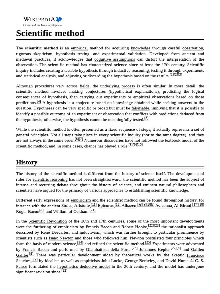 Scientific Method | PDF | Scientific Method | Hypothesis