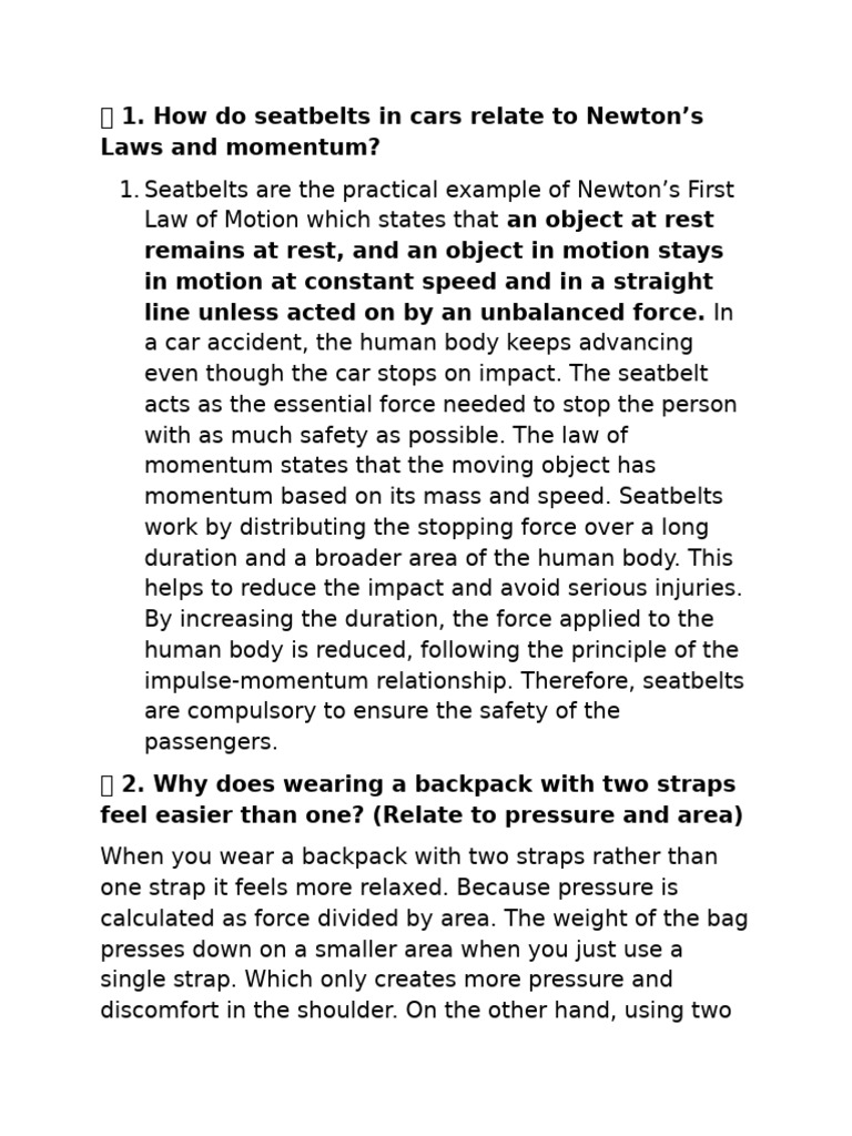Physics Real Life Egs | PDF | Heat | Force