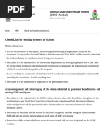 CGHS Medical Reimbursement Form | PDF