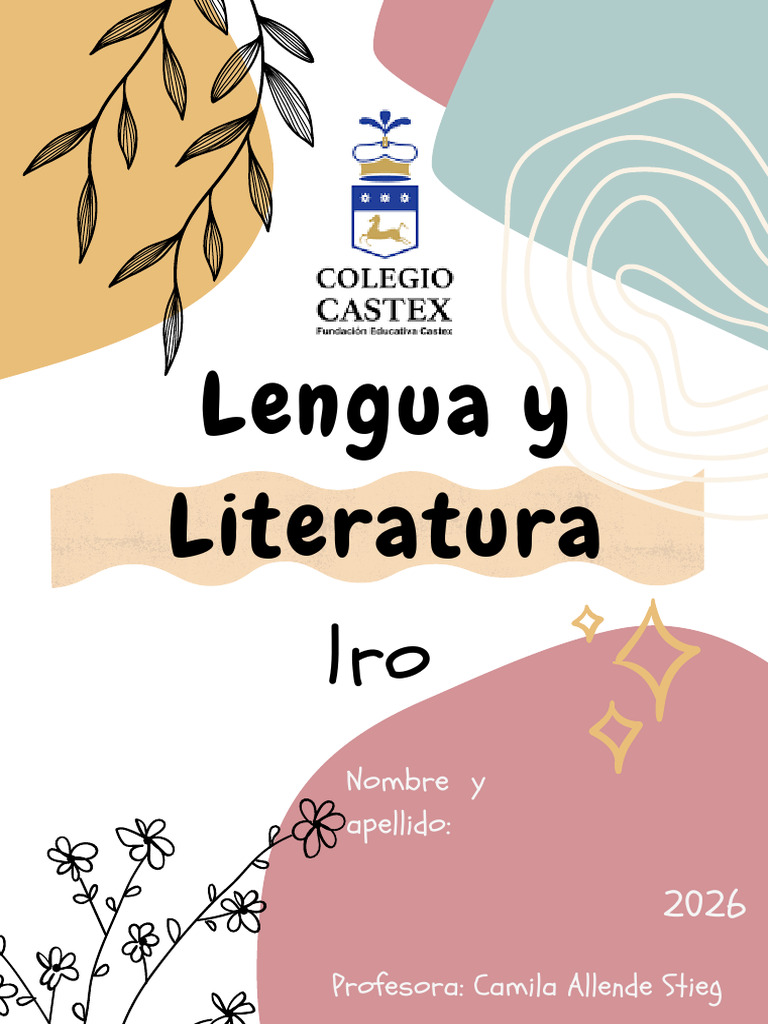 Cuadernillo L y Lit 1° Castex 2026 | PDF | Prometeo | infierno