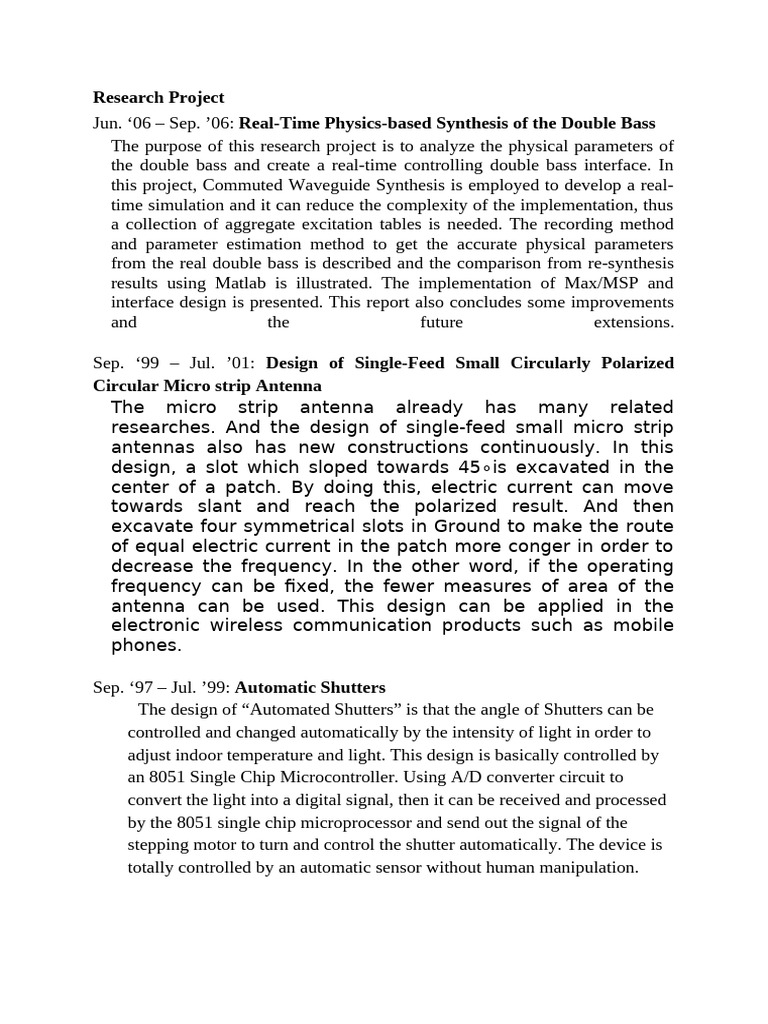 Research Project | PDF