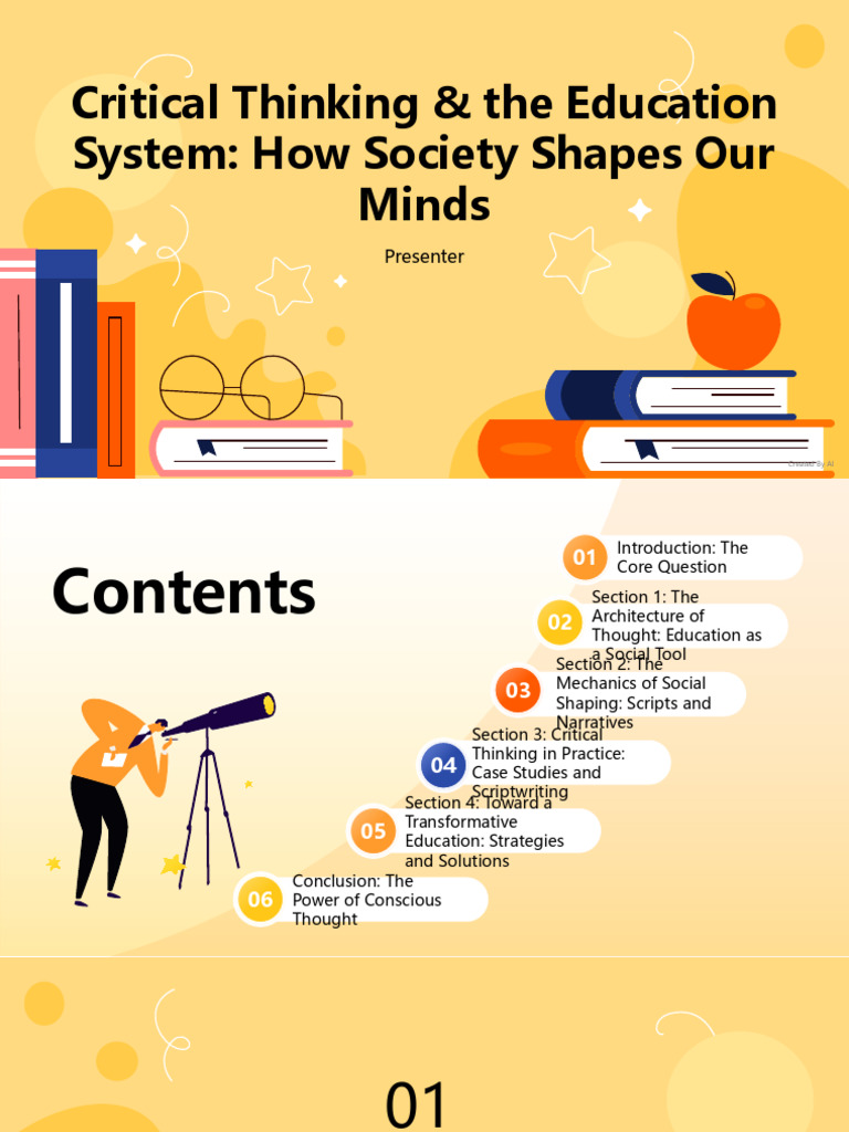 Critical Thinking & The Education System - How Society Shapes Our Minds ...
