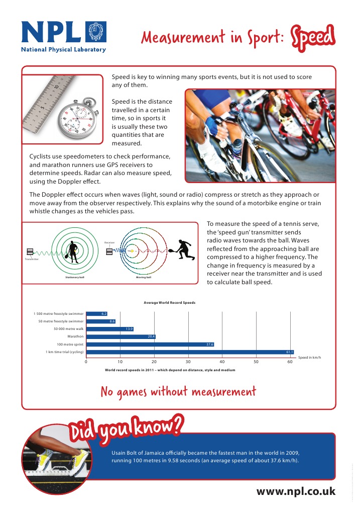 Speed Measurement in Sport | PDF | Science & Mathematics