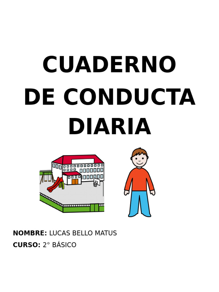 Cuaderno de Conductas | PDF | Ciencias del comportamiento