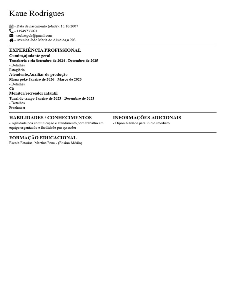 Curriculumvitae | PDF