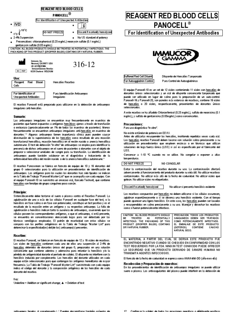 Panocell | PDF | Anticuerpo | Antígeno