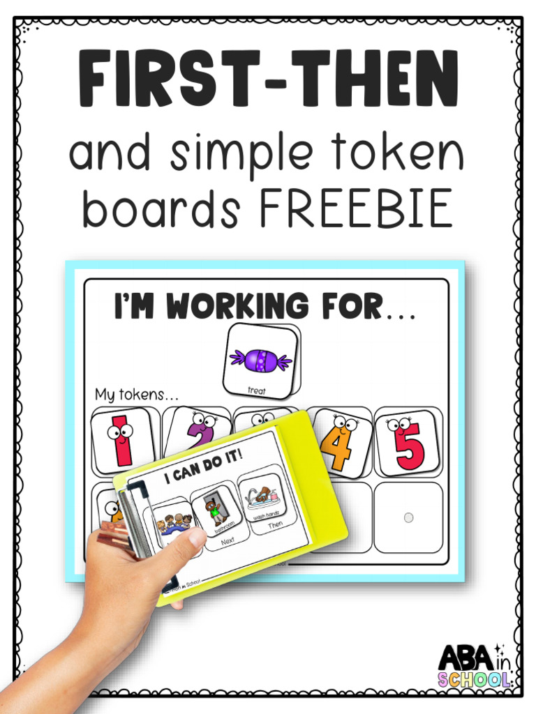 And Simple Token Boards FREEBIE: First-Then | PDF | Digital Millennium ...