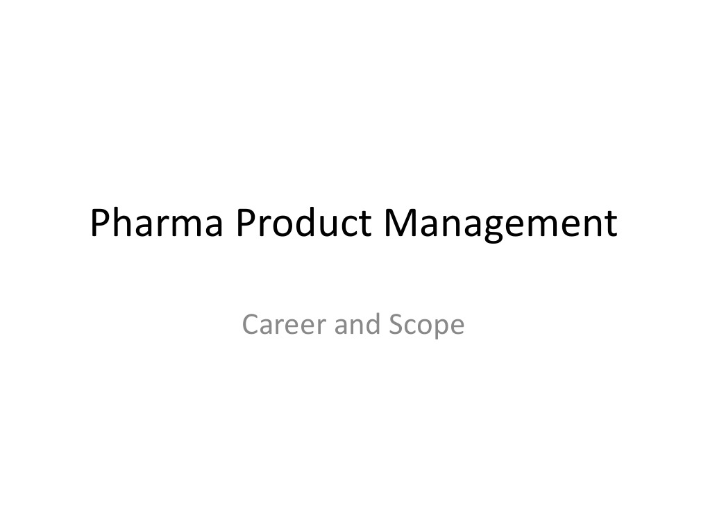 Pharma Product Management | PDF | Brand | Strategic Management