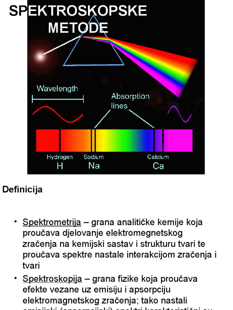 Spektroskopske Metode