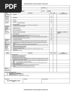 CSC Appointment Processing Checklist | PDF | Justice | Crime & Violence