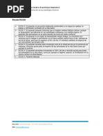 Escala ECOG: Evaluación del Estado Funcional | PDF | Salud y bienestar