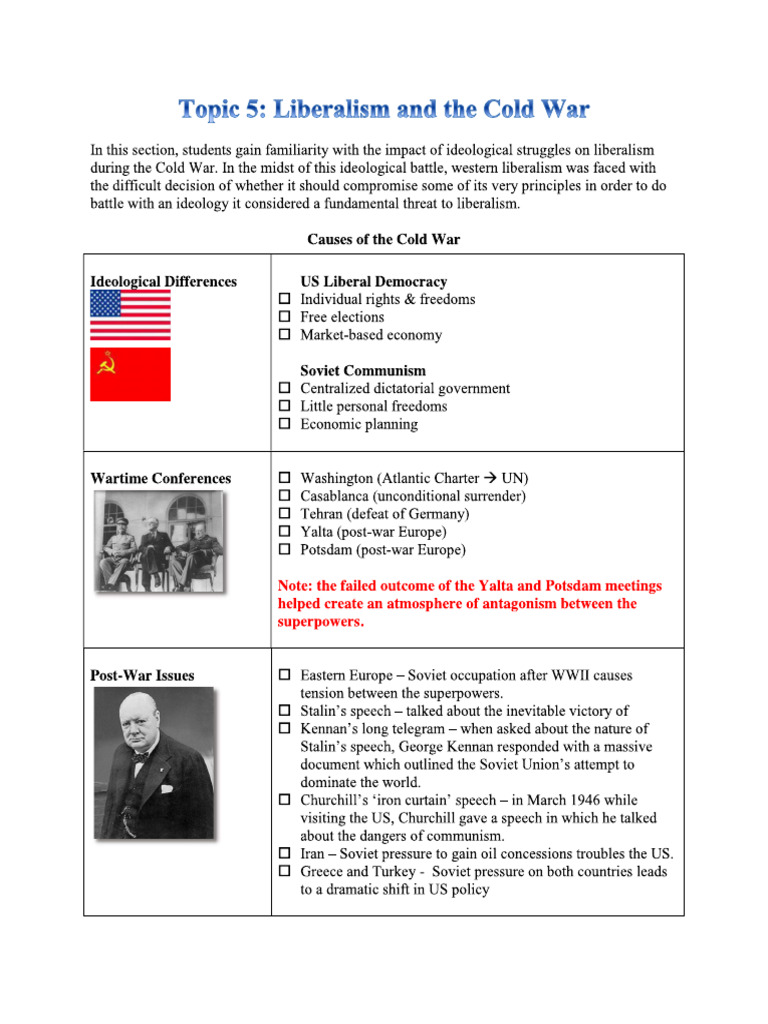 Cold War Notes | PDF