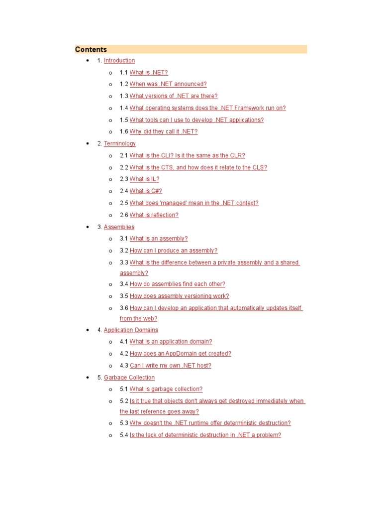 Dot Net Framework | PDF | Component Object Model | Microsoft Visual Studio