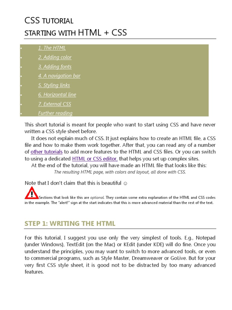 A Colorful Introduction to CSS: An Accessible Tutorial for Beginners to Create a Styled Webpage ...