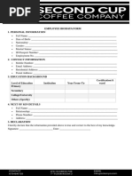 Staff Biodata Form Template | PDF | Self-Improvement