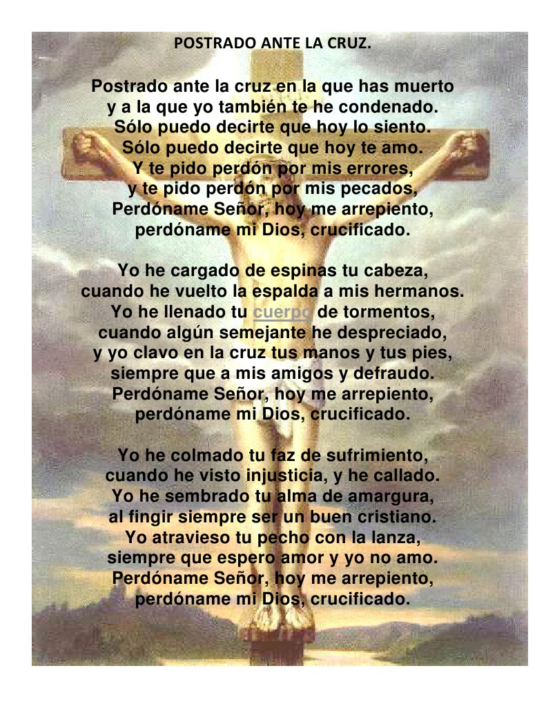 Postrado Ante La Cruz | PDF