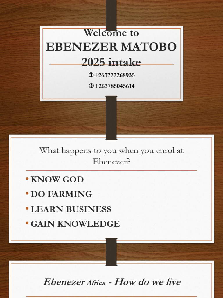 Welcome ToEbenezer 2024 | PDF