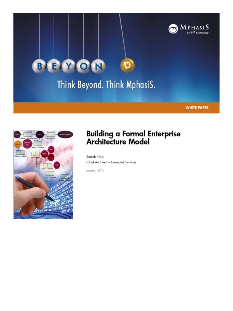 Building A Formal Enterprise Architecture Model | PDF | Enterprise Architecture | Software ...
