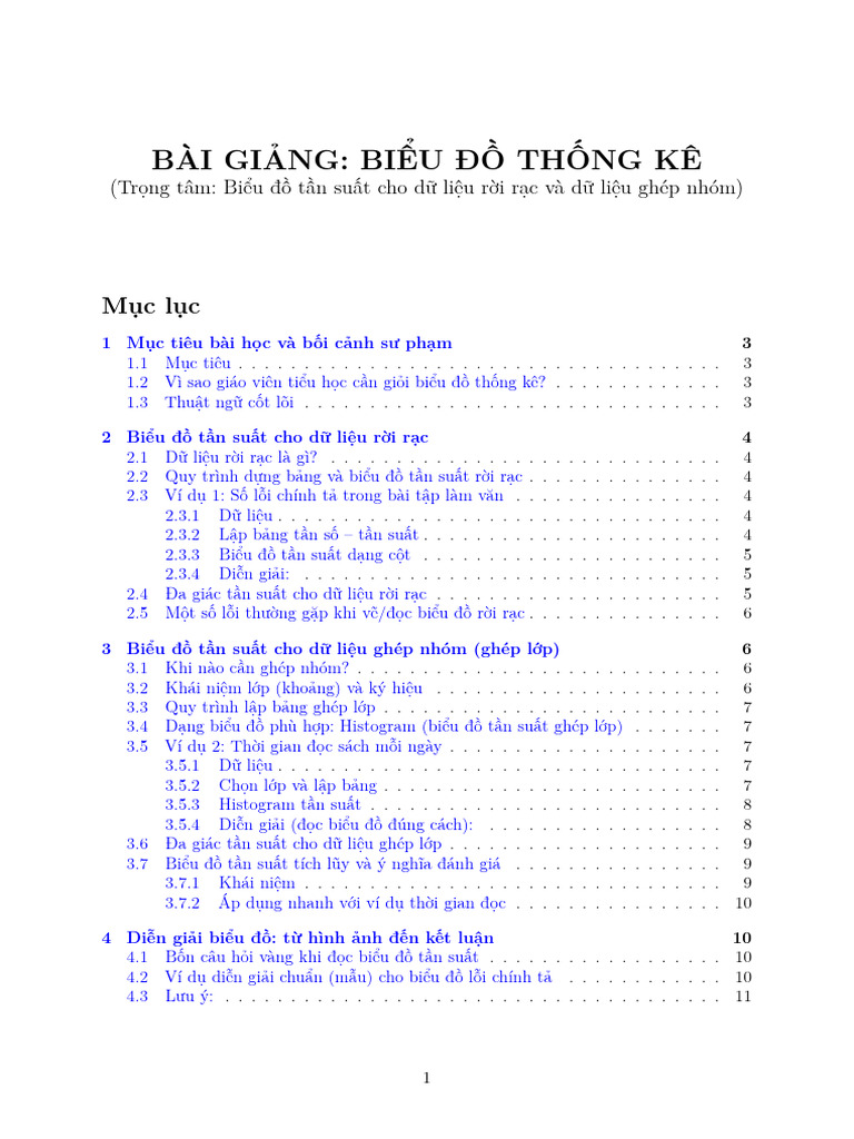 Bieu Do Tan Suat Thong Ke | PDF