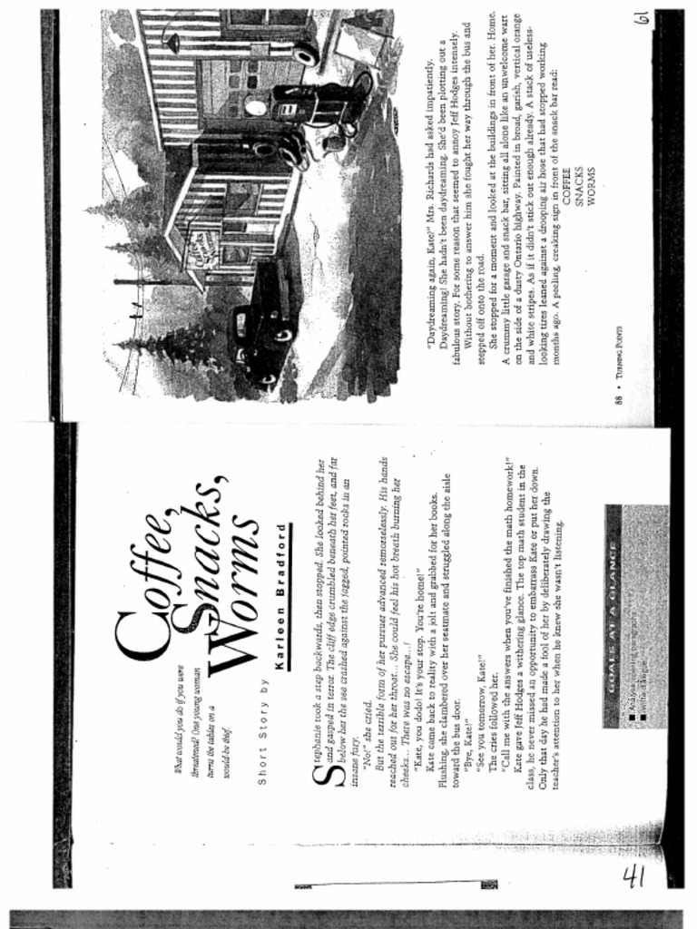 Short Story - Coffee, Snacks, Worms | PDF