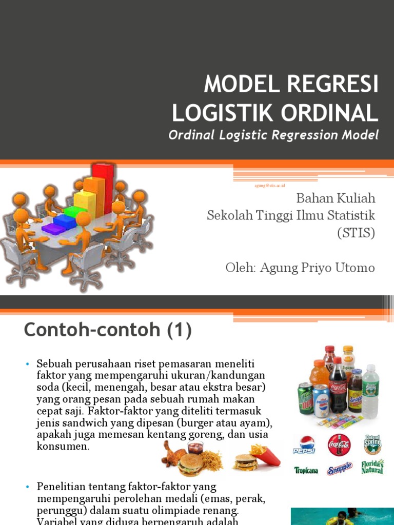 Model Regresi Logistik Ordinal | PDF