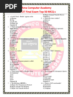 Ms-Cit Mock Test 2025 | PDF