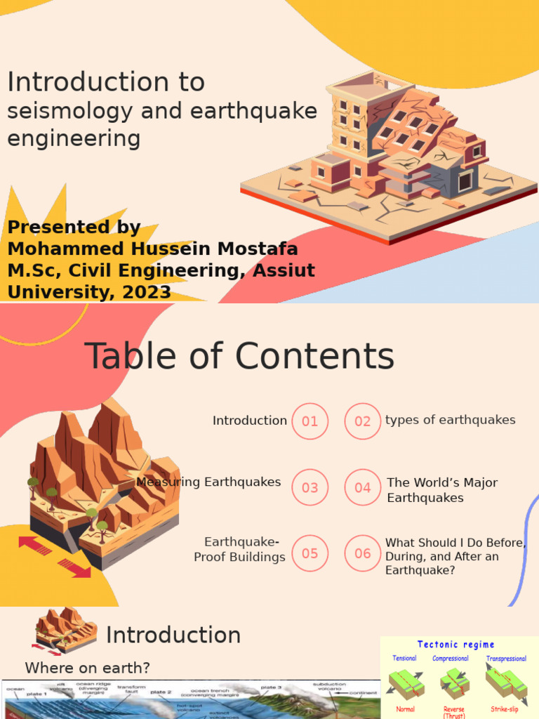 Introduction To Seismology and Earthquake Engineering | PDF ...