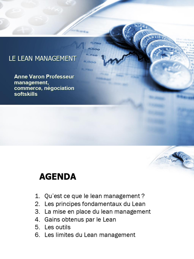 Lean Management | PDF | Lean (production) | Secteur secondaire de l ...