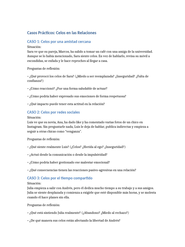 Casos Practicos Celos | PDF