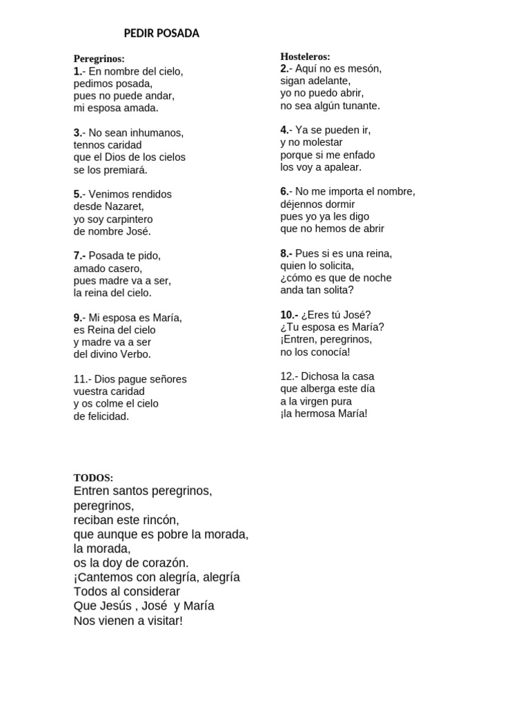 Pedir Posada | PDF | María, madre de Jesús
