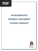 Year 12 QCAA Math Assignment Guide | PDF | Experience | Complexity