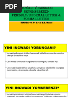 Isibonelo Sencwadi Yokucela Umsebenzi | PDF