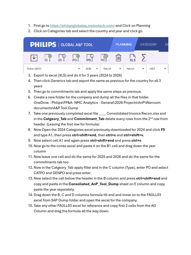 Steps For Creating SAP and A&p Recon List | PDF | Chess Theory | Chess