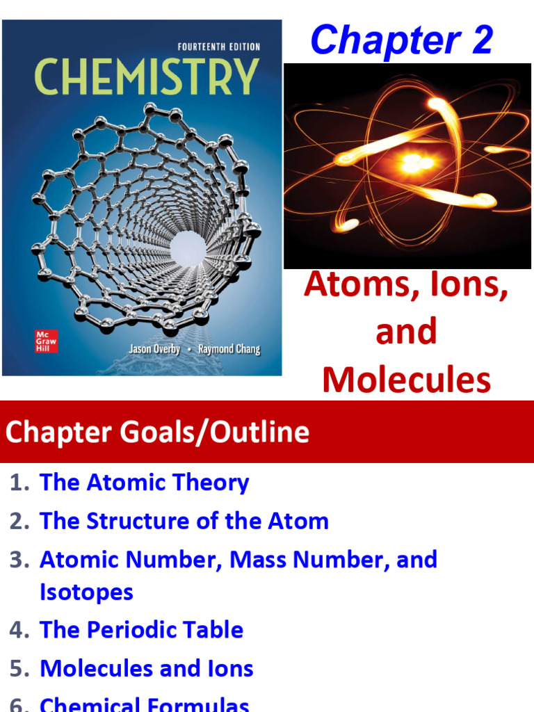 Chapter 2 - Atoms, Ions, and Molecules | PDF
