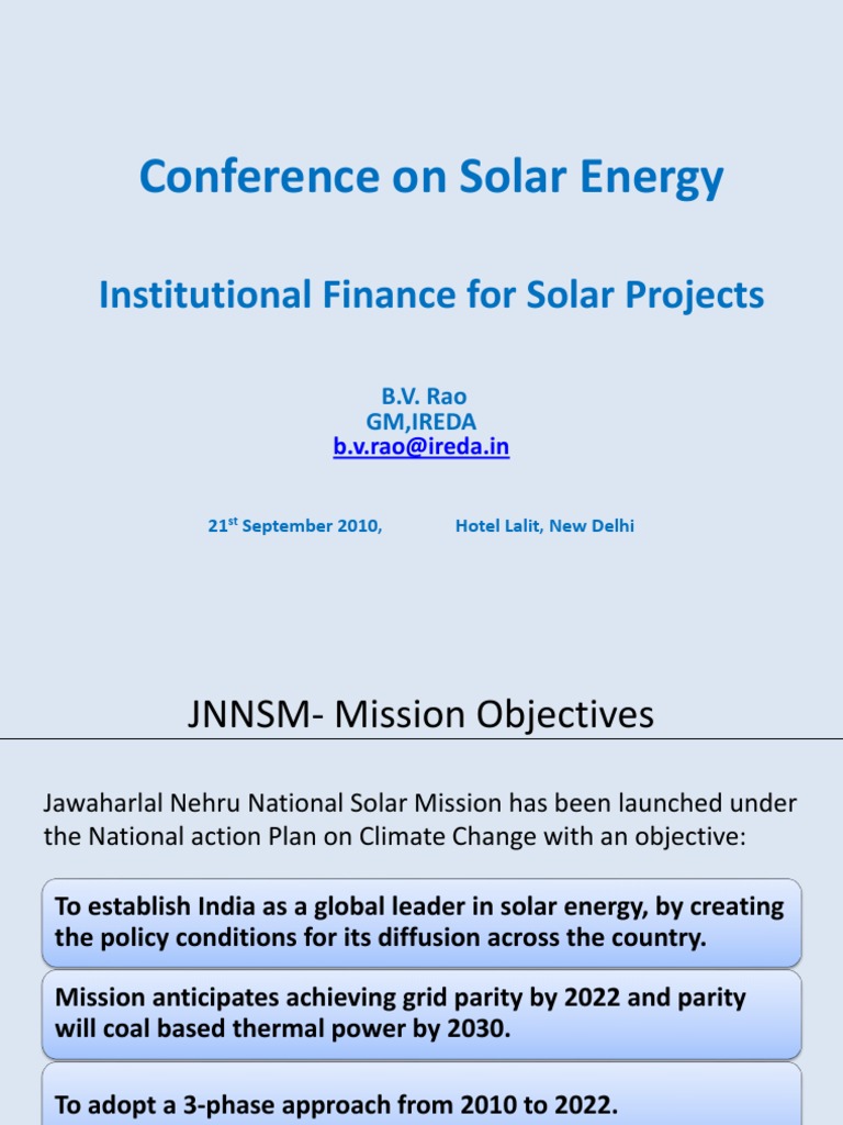 B.V. Rao | PDF | Solar Power | Renewable Resources