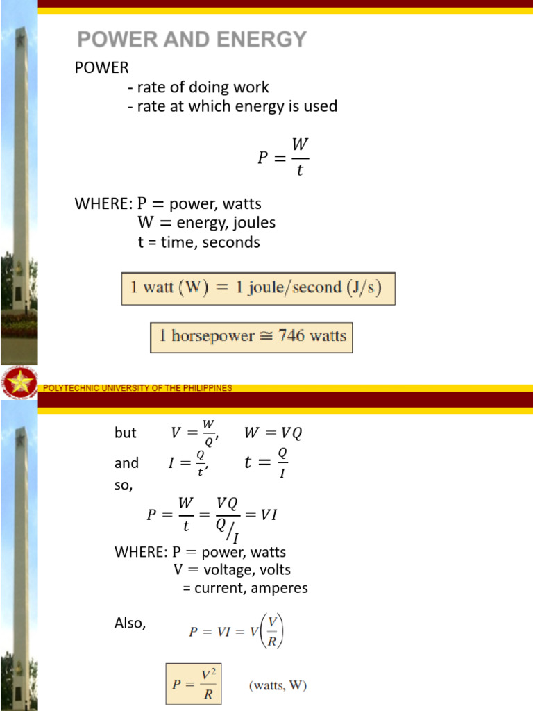 Power and Energy | PDF