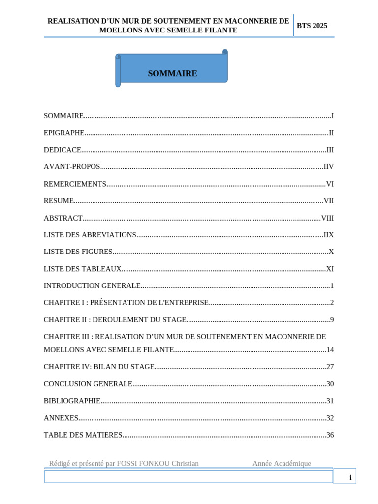 Rapport FOSSI FONKOU CHRISTIAN | PDF