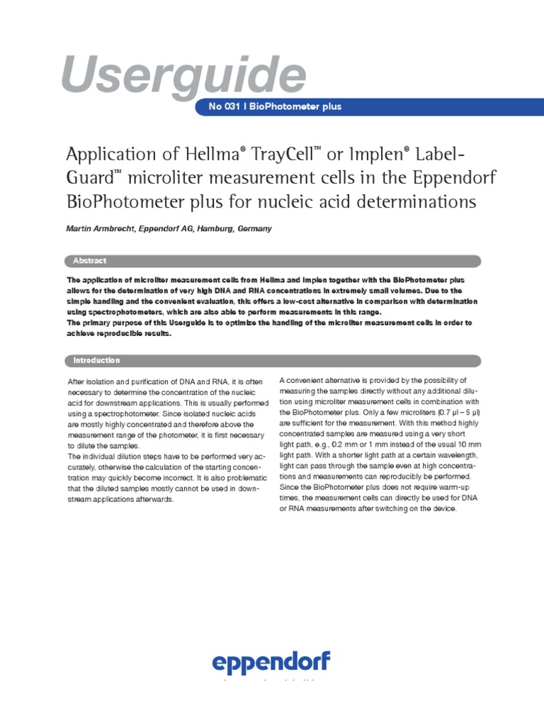 User Guide Spectro | PDF