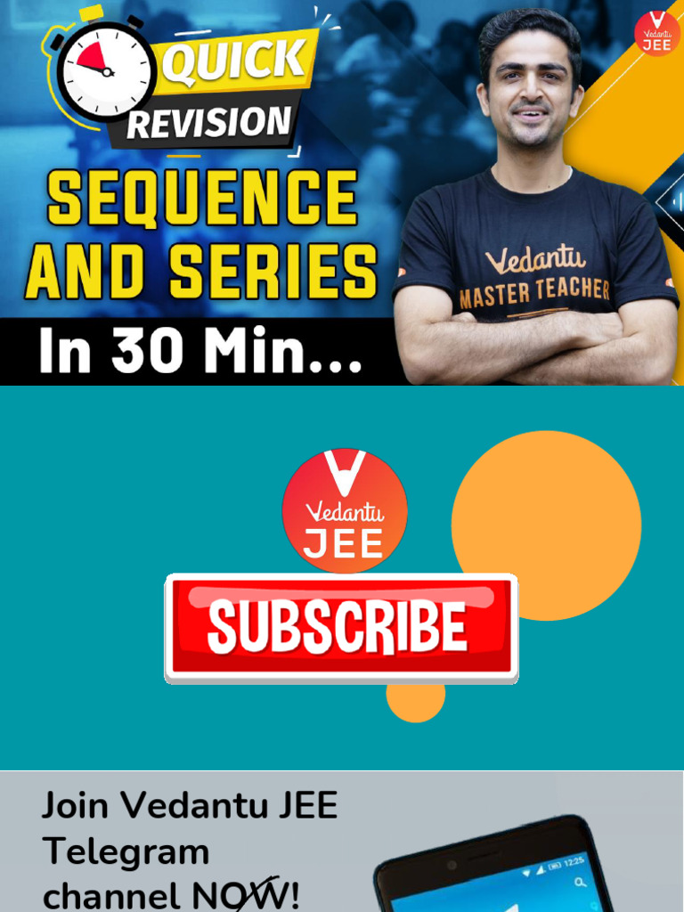 Sequence+and+Series++ +Quick+Revision+in+30+Min+ | PDF | Elementary ...