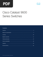 Cisco Catalyst 9600 Series Switches Data Sheet | PDF | Power Supply ...