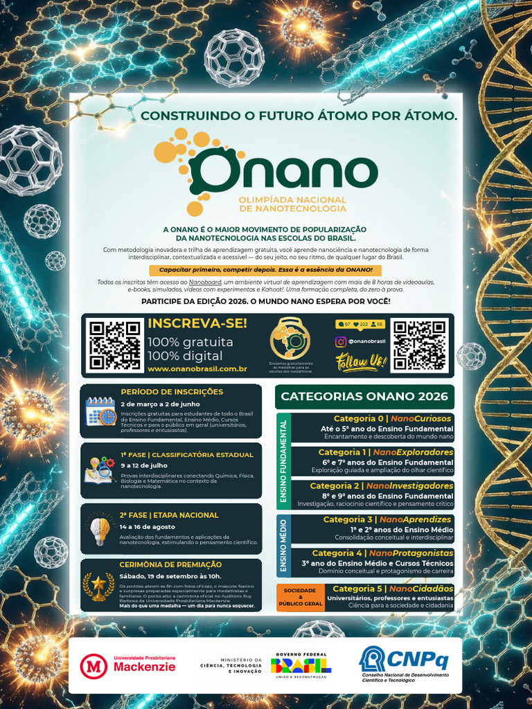 Cartaz Onano 2026 - Versão Impressão | PDF | Science ...