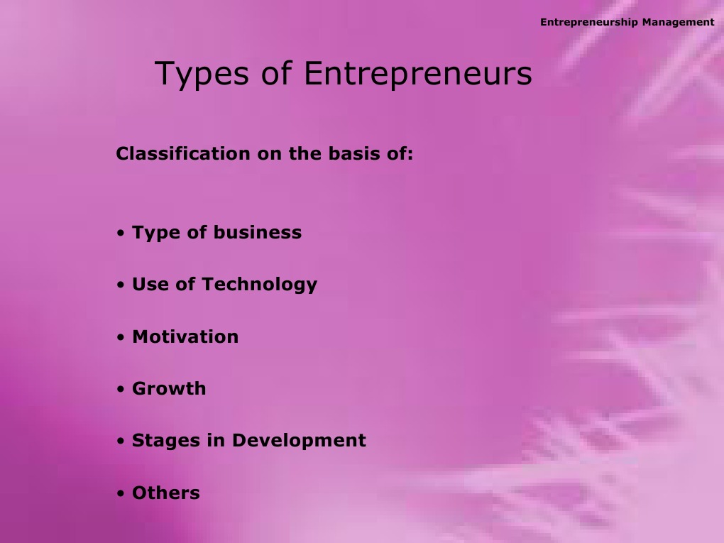 Types of Entrepreneurs Explained | PDF | Entrepreneurship | Economic Growth
