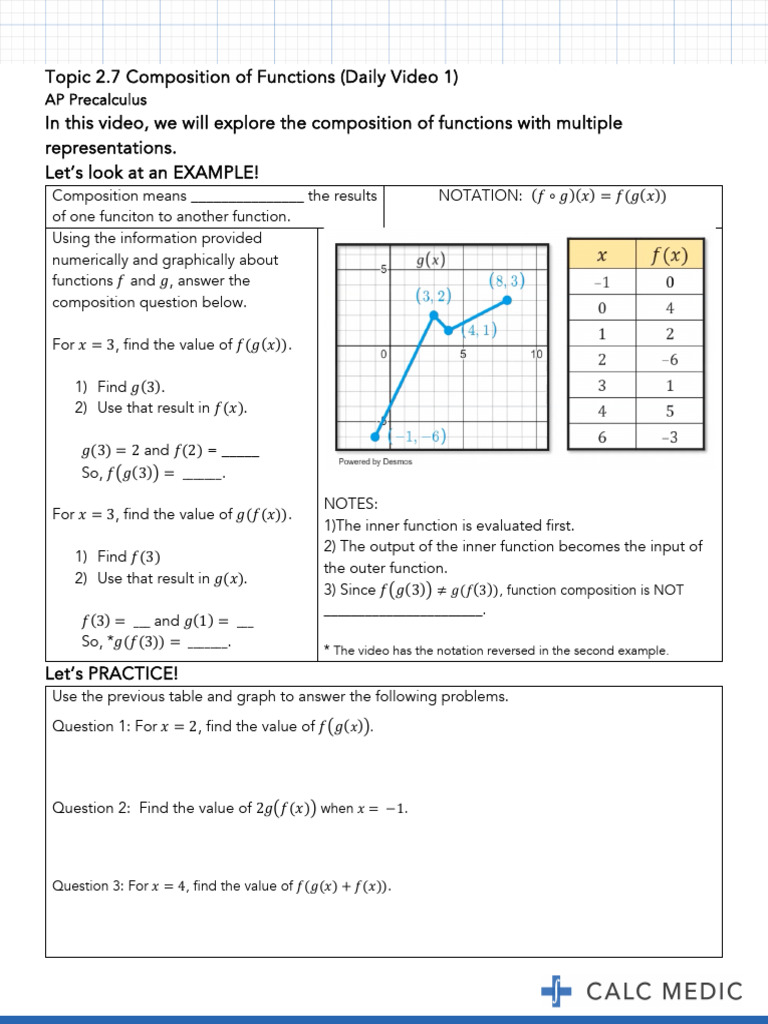 Unit 5 AP Daily Video Guided Notes | PDF